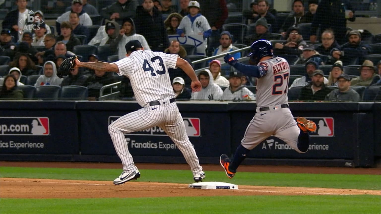 Jose Altuve beats the throw to first after close call | 10/23/2022 ...