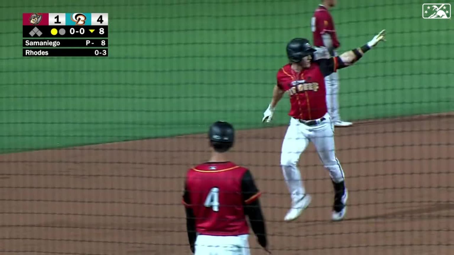 John Rhodes belts home run to left field | 08/17/2023 | MLB.com