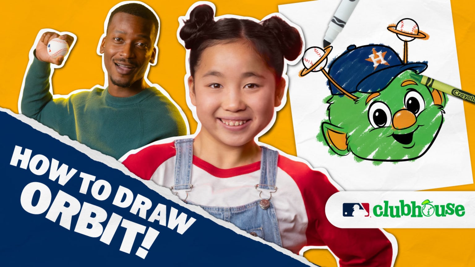 Learn to Draw Orbit the Alien! | 04/10/2026 | Houston Astros