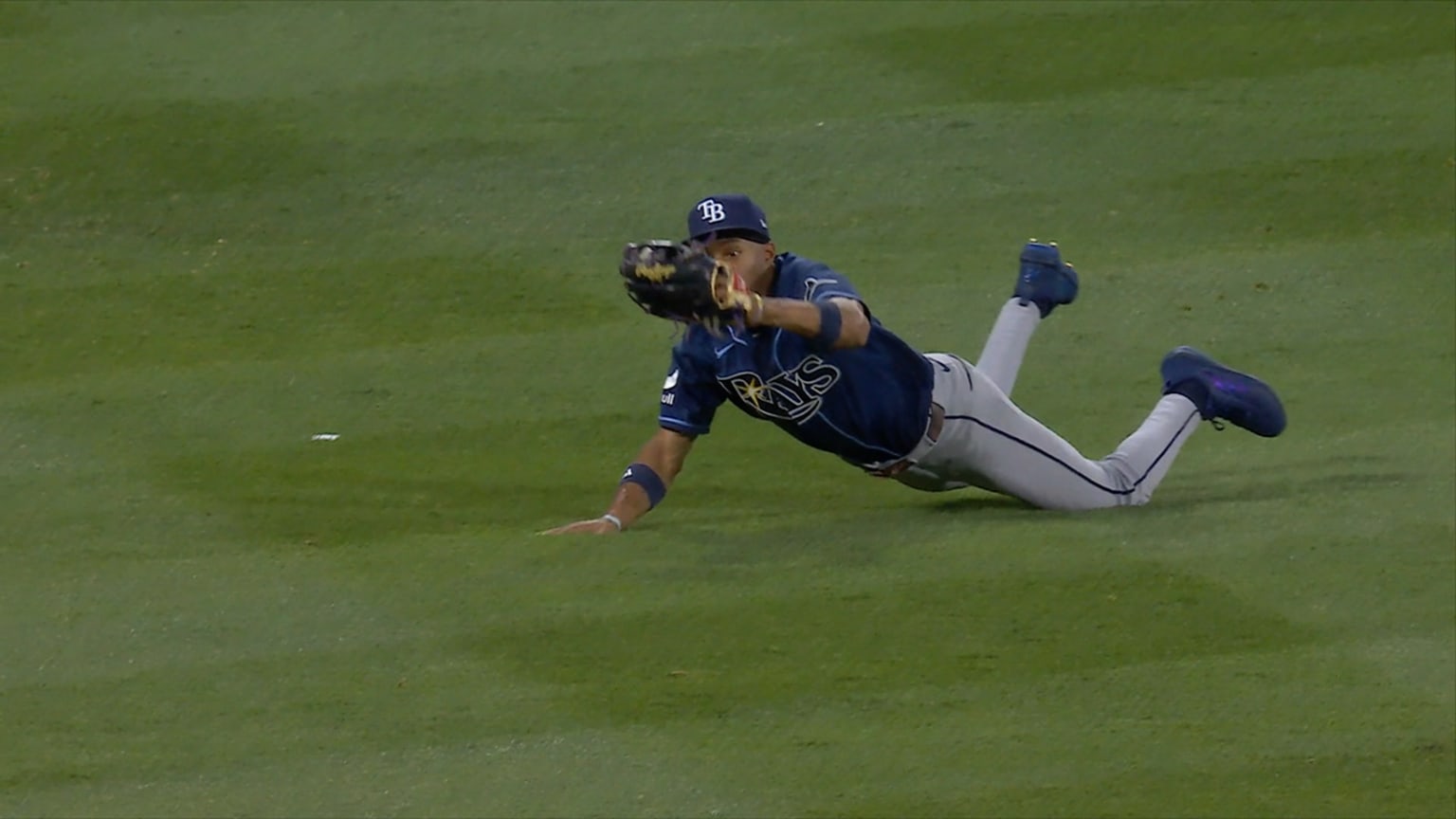 Chandler Simpson's diving catch | 04/14/2026 | Tampa Bay Rays