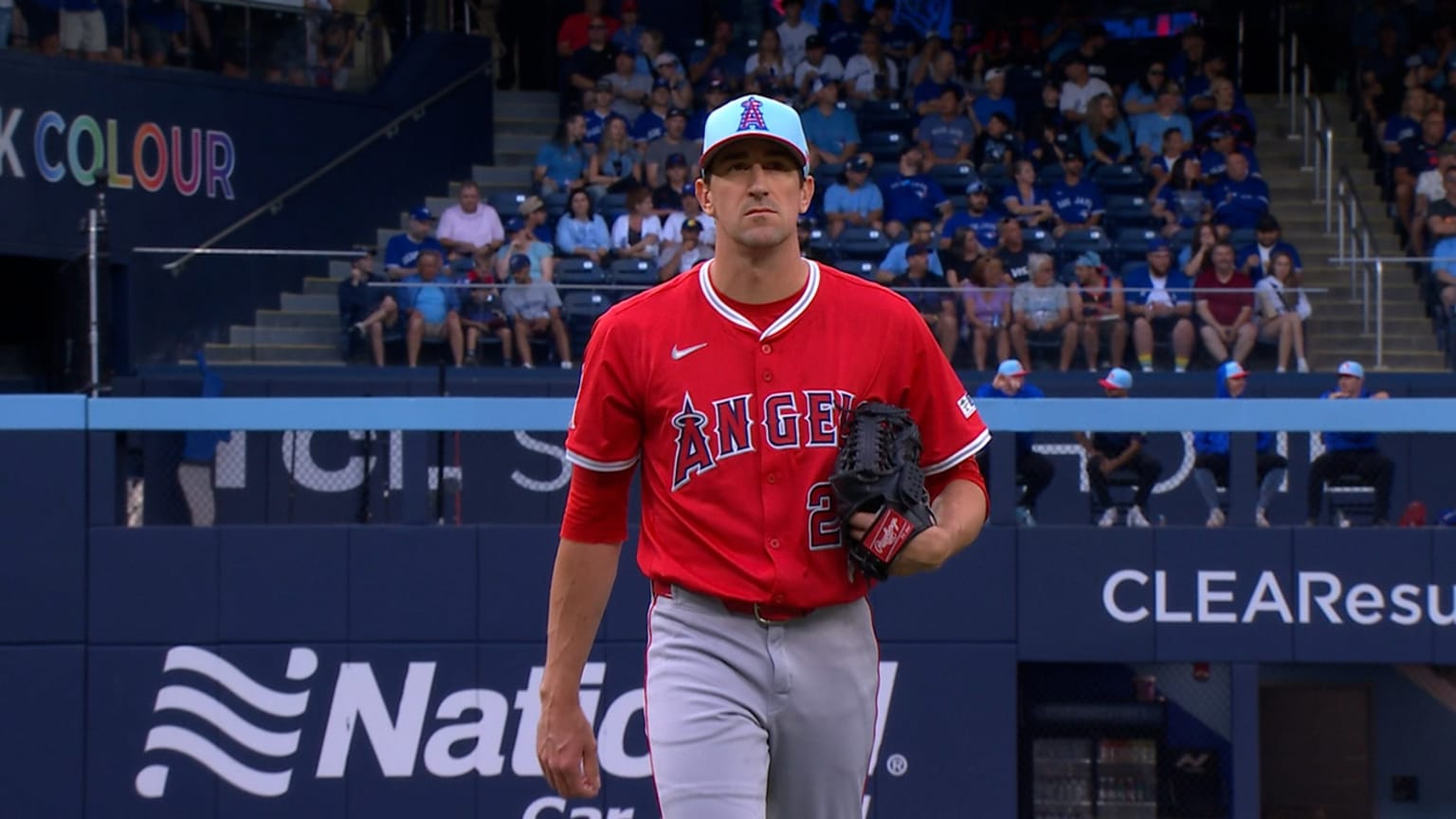 Kyle Hendricks fans Nathan Lukes | 07/04/2025 | Los Angeles Angels