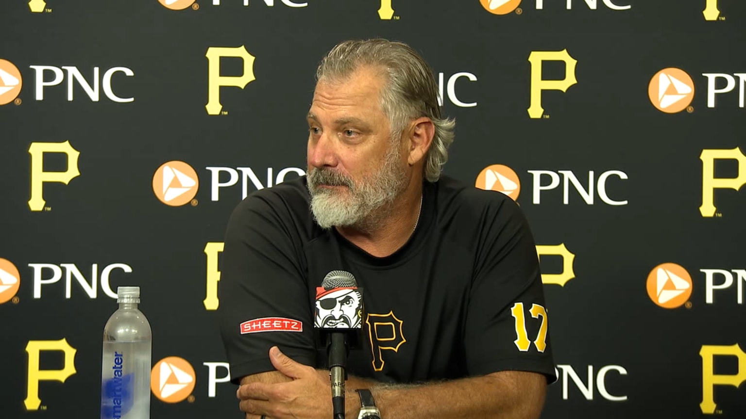 Derek Shelton discusses the Pirates' 18-8 loss | 08/26/2024 ...