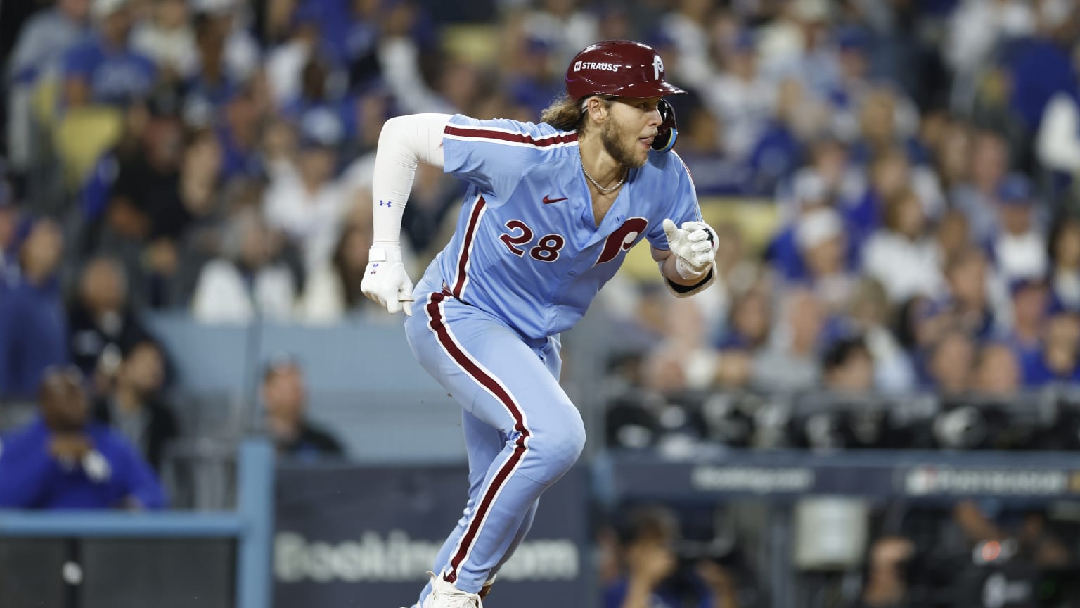 Alec Bohm singles, run scores on error | 10/09/2025 | Philadelphia Phillies