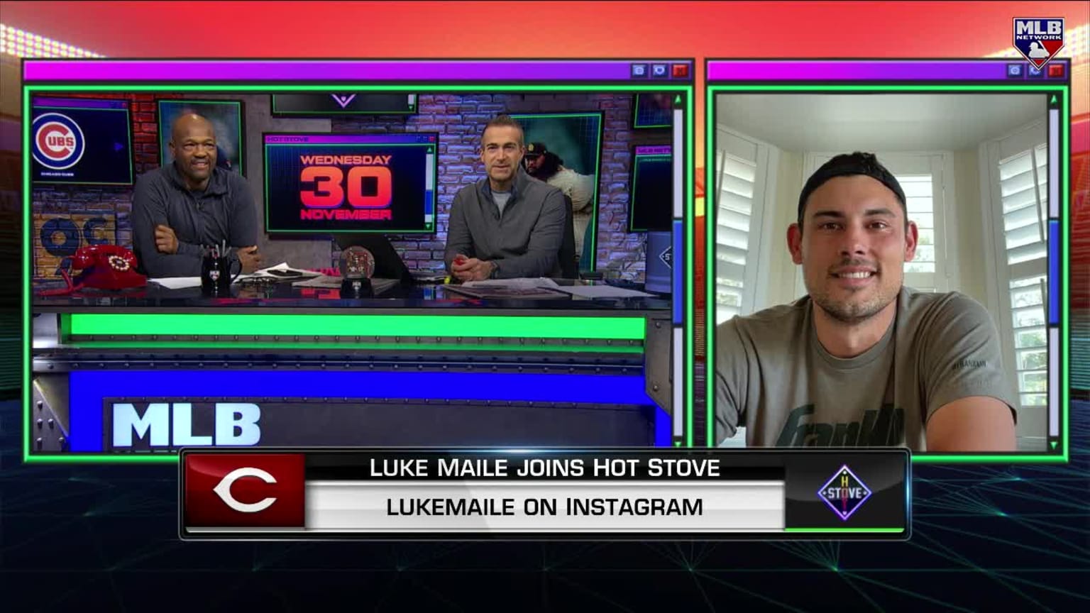 Luke Maile on dream of playing for hometown Reds | 11/30/2022 ...