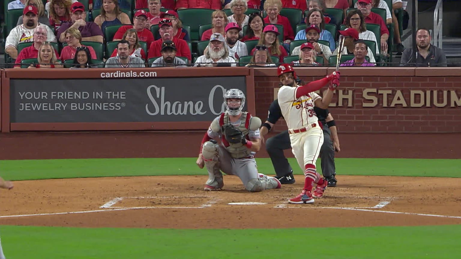José Fermín hits a two-run double to left field | 09/30/2023 | St ...