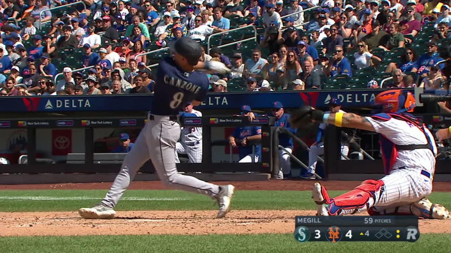 Dominic Canzone belts a two-run homer in the 4th | 09/03/2023 | Seattle ...