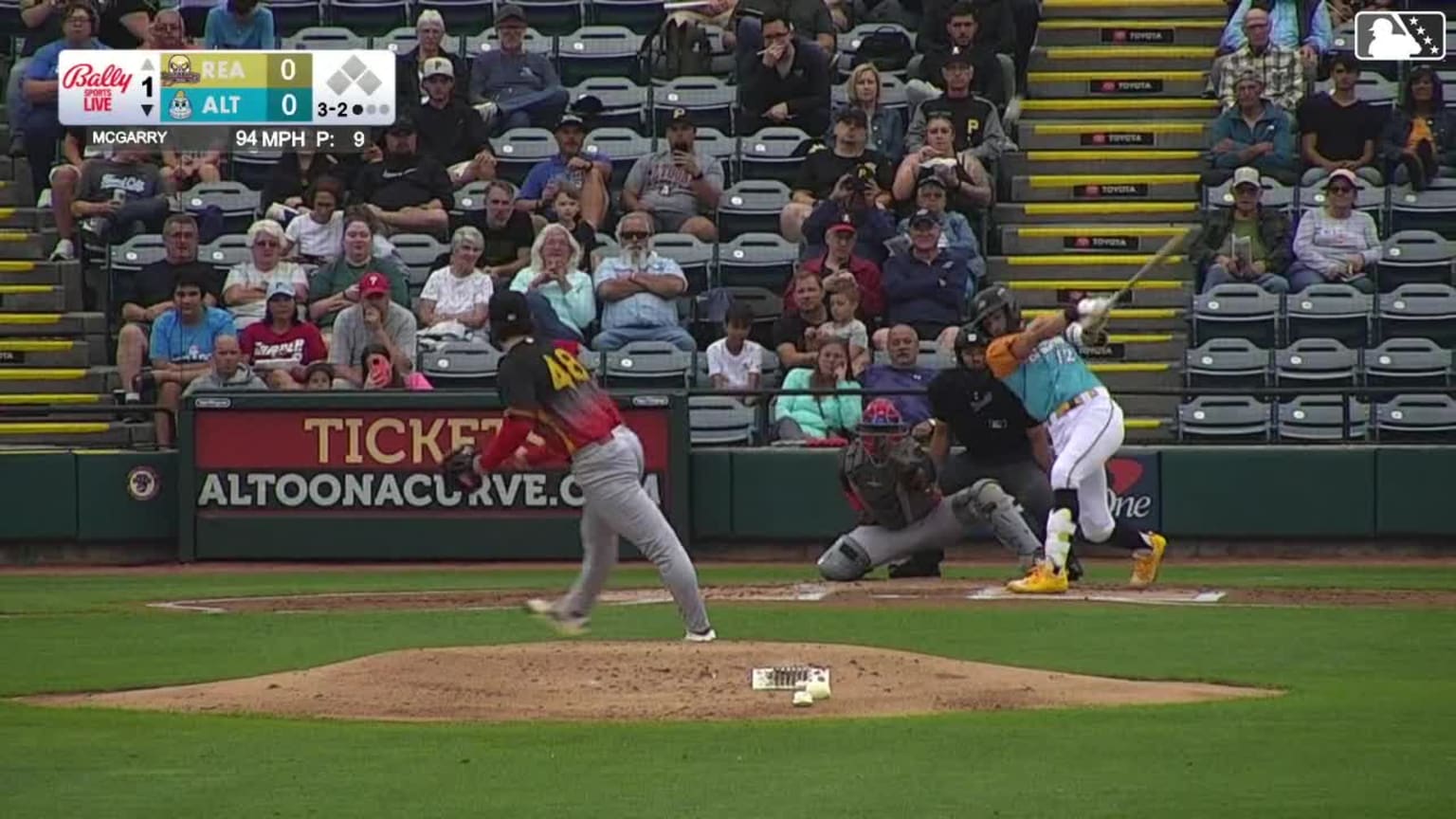Konnor Griffin collects his first hit for Altoona | 08/19/2025 | MLB.com