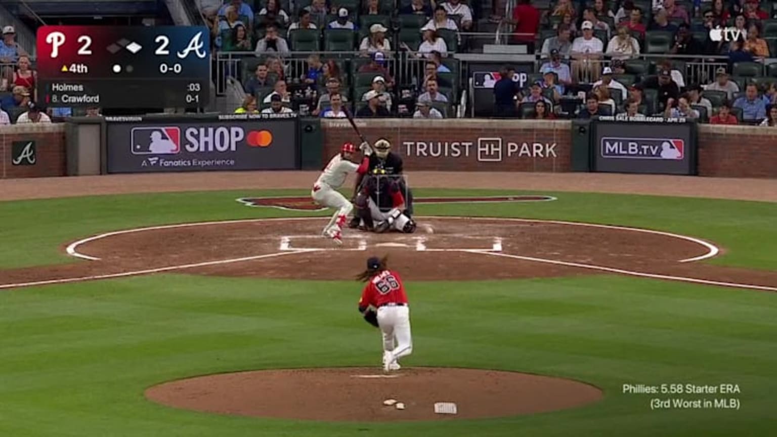 Mauricio Dubón's amazing throw | 04/24/2026 | Atlanta Braves