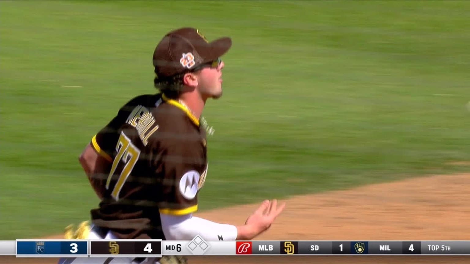 Jackson Merrill's impressive diving catch | 03/23/2023 | San Diego Padres