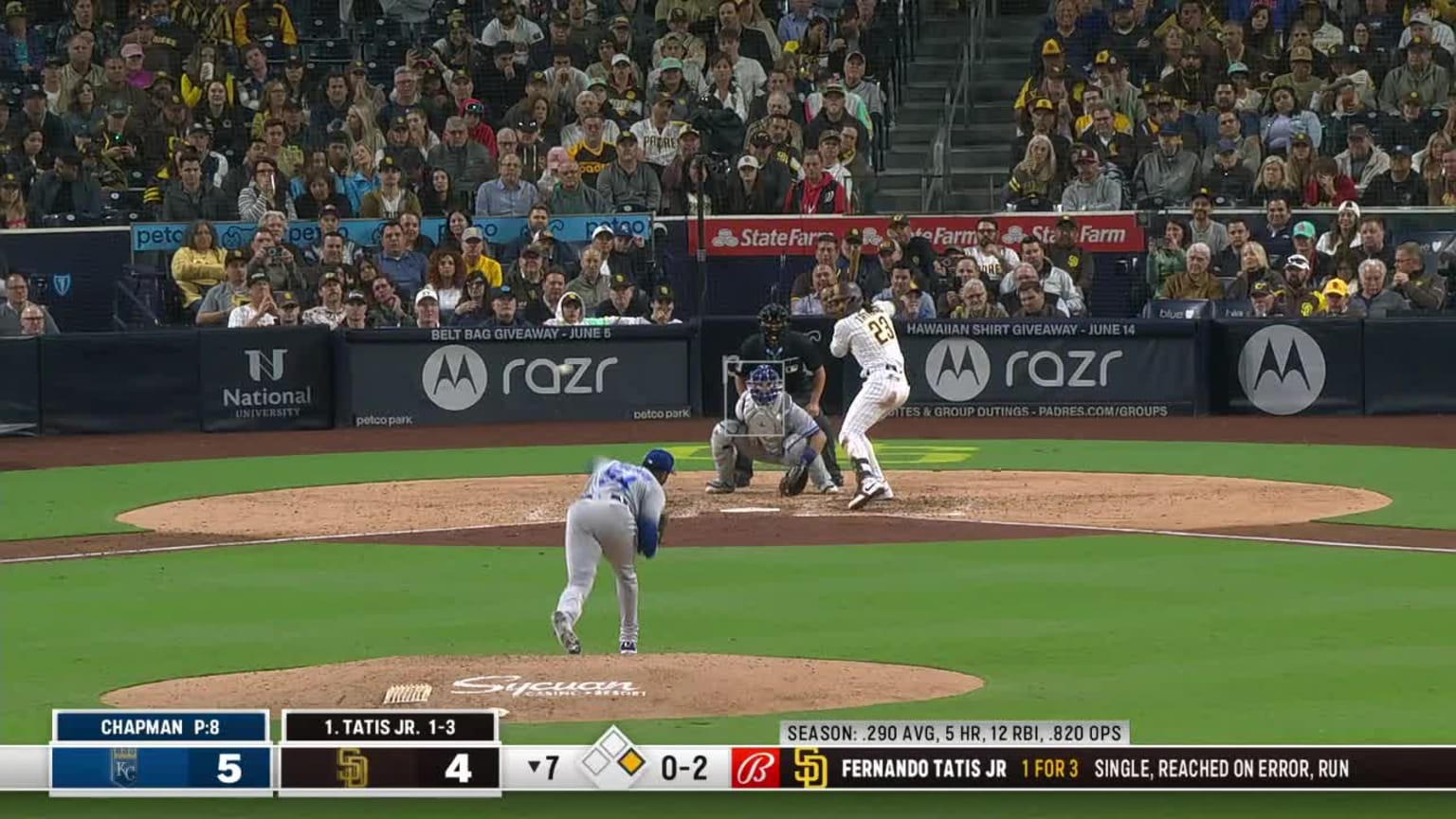 Fernando Tatis Jr. strikes out swinging. | 05/16/2023 | MLB.com