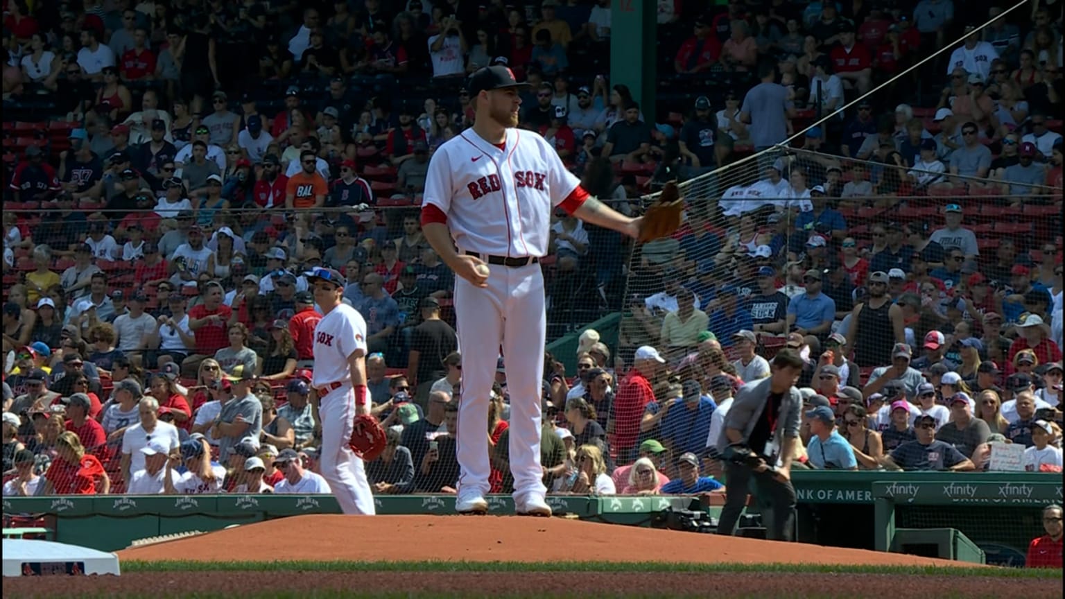 Josh Winckowski K's Bubba Thompson | 09/04/2022 | Boston Red Sox