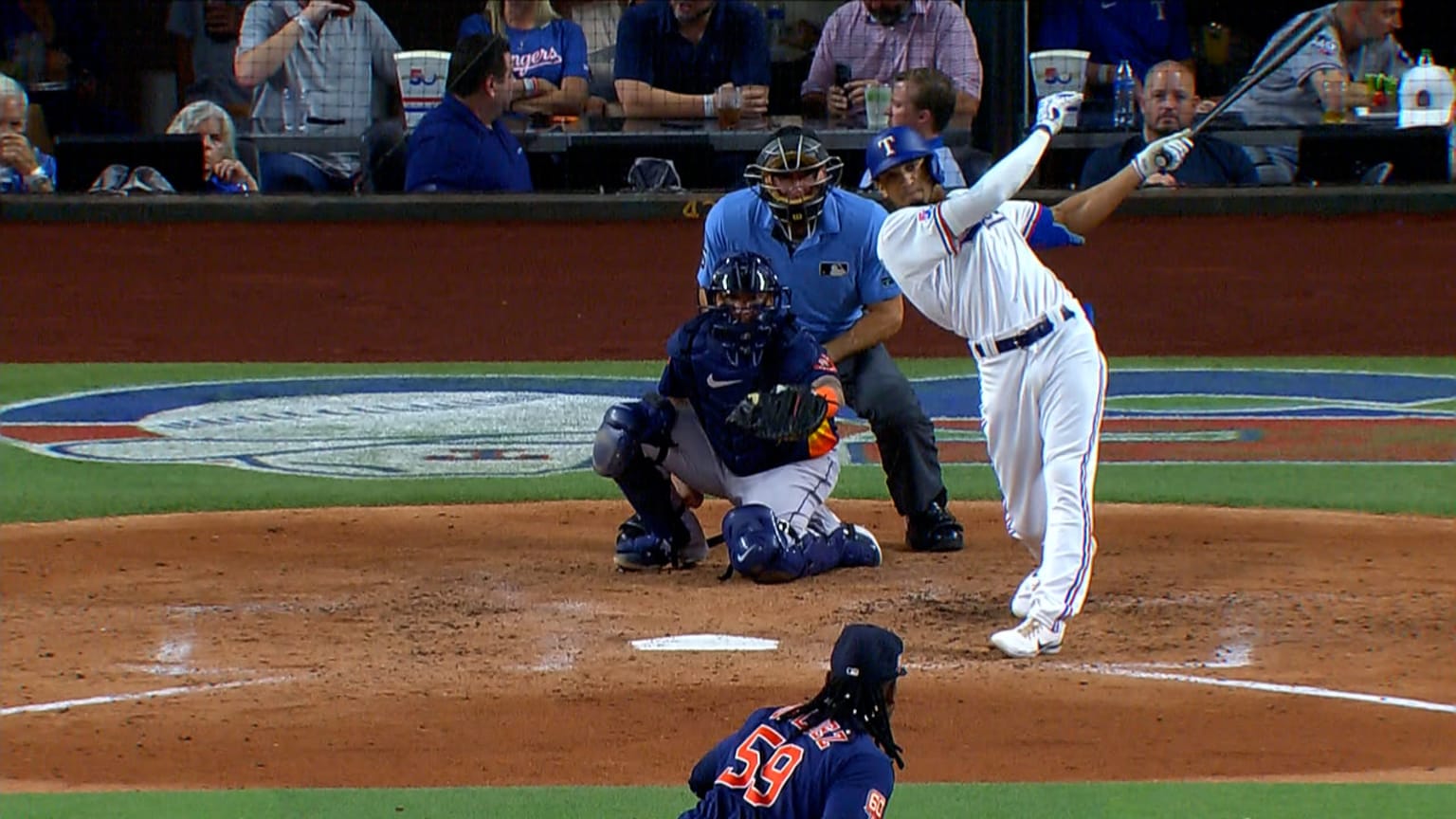 Bubba Thompson mashes his first career home run | 08/30/2022 | Texas ...