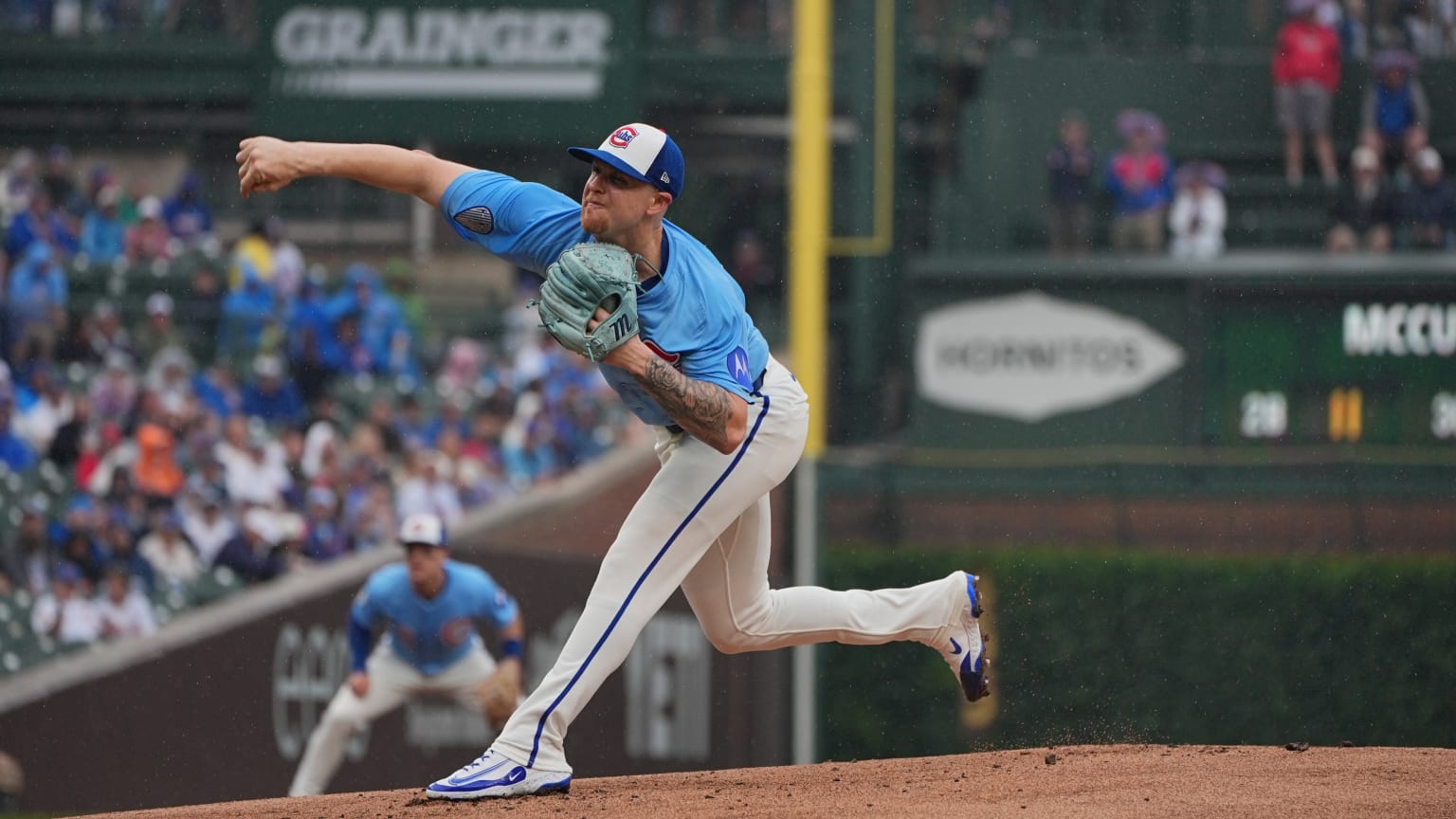 Cade Horton strikes out Ke'Bryan Hayes | 06/13/2025 | Chicago Cubs