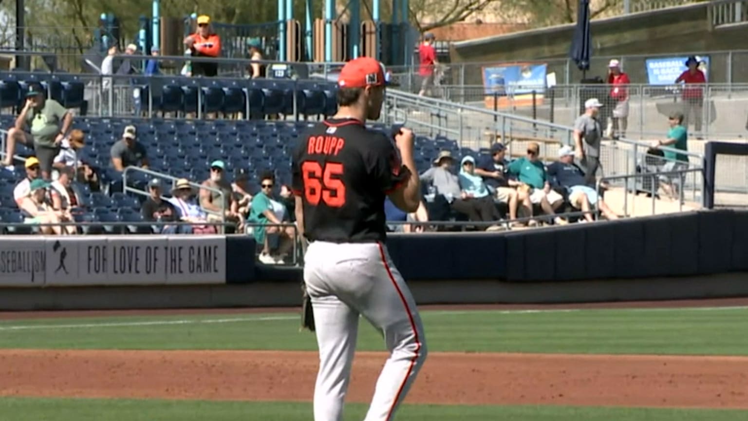 Landen Roupp strikes out five | 02/27/2025 | San Francisco Giants