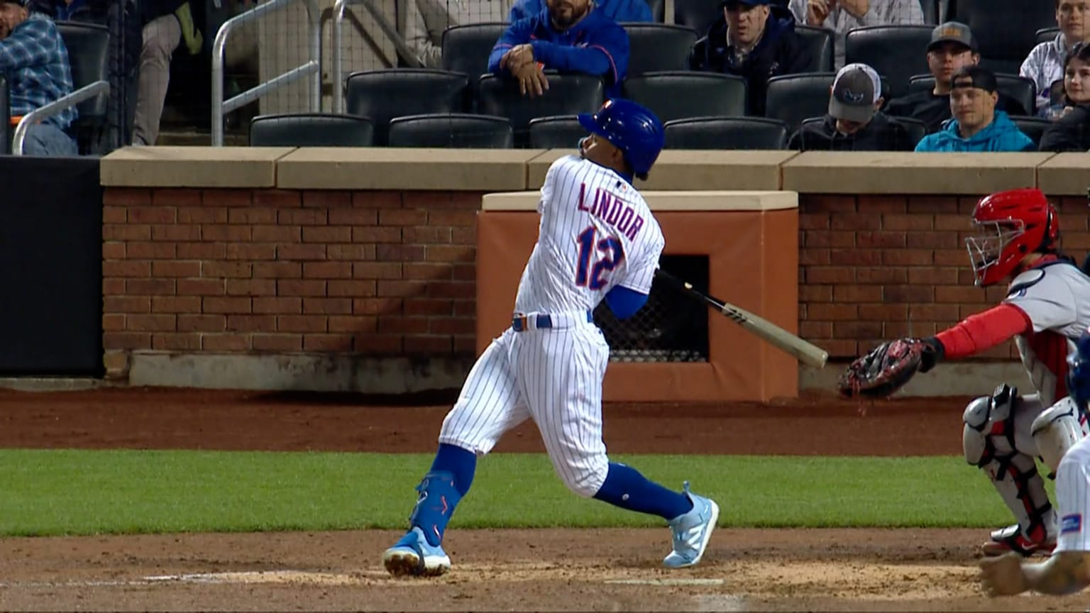 Lindor suena dos dobletes y remoca tres | 27/04/2023 | Los Mets de ...