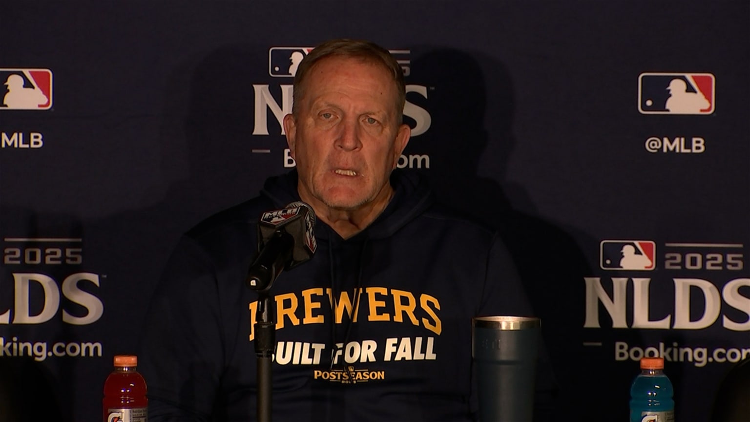 Pat Murphy on the Game 4 loss, Freddy Peralta's start | 10/09/2025 ...