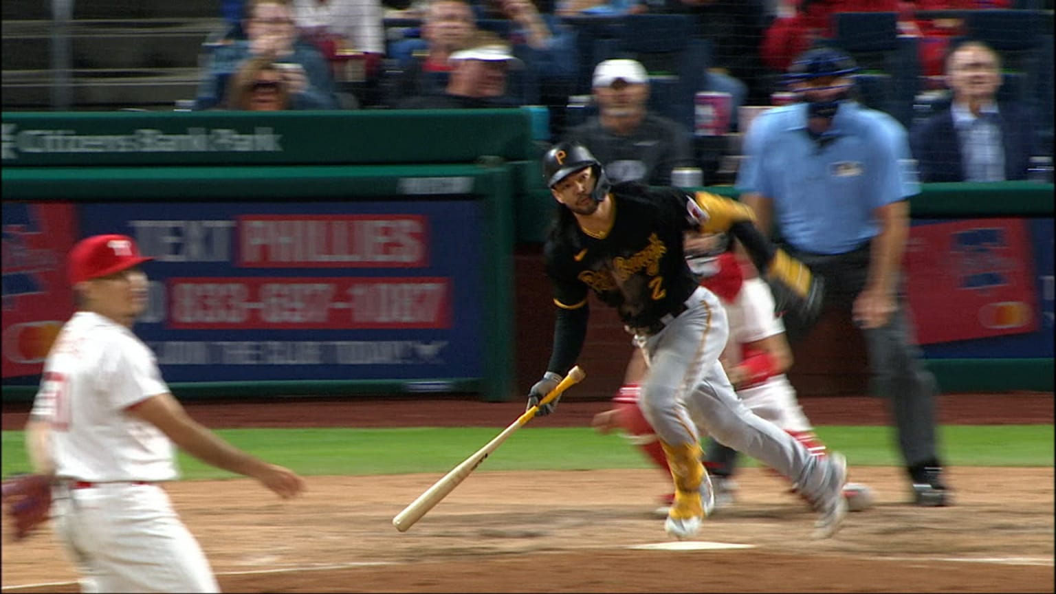 Connor Joe hits a single in the top of the 7th ininng | 09/27/2023 ...