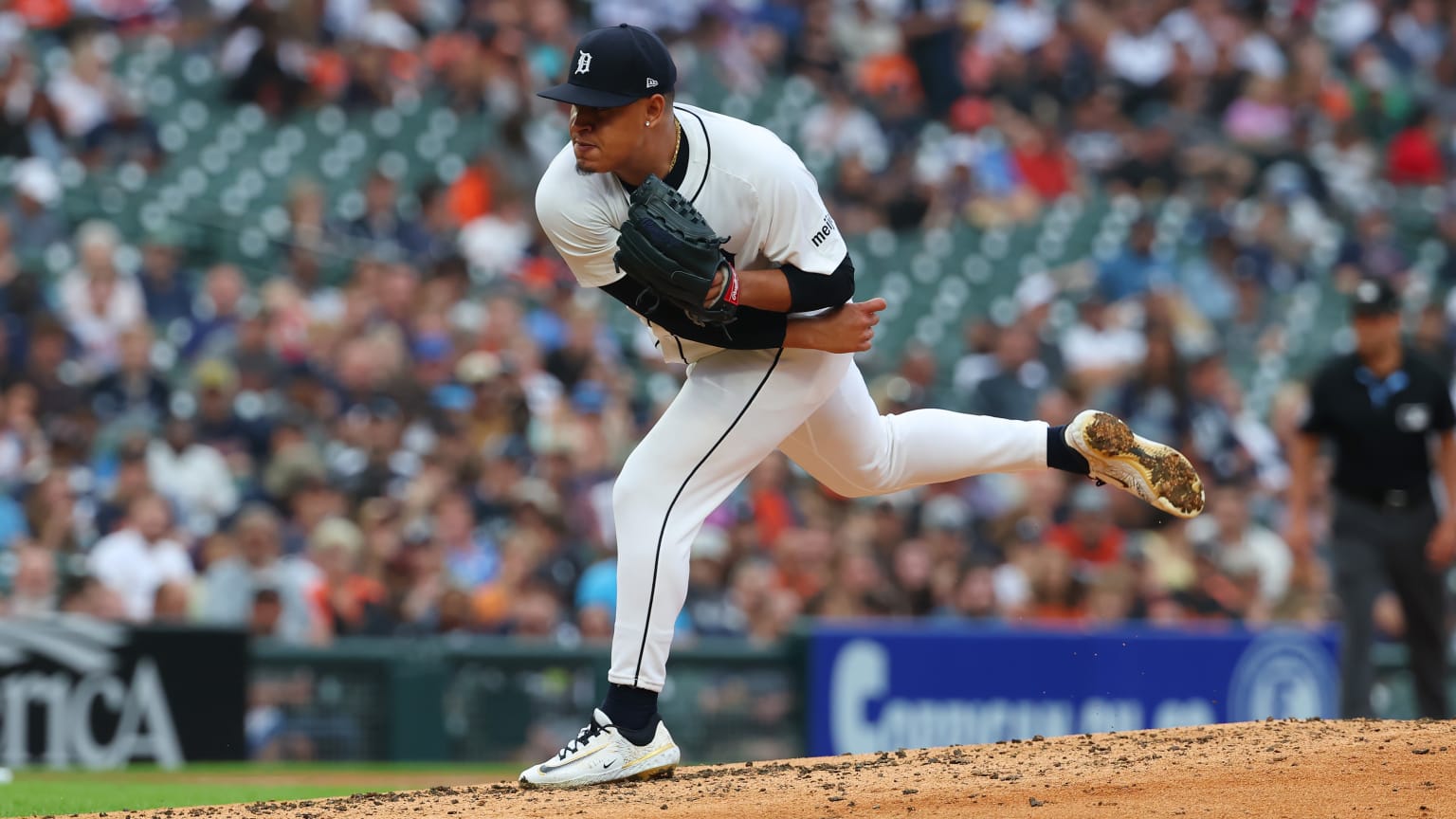 Keider Montero poncha a Junior Caminero en la 1ra | 07/07/2025 | Los Tigers de Detroit