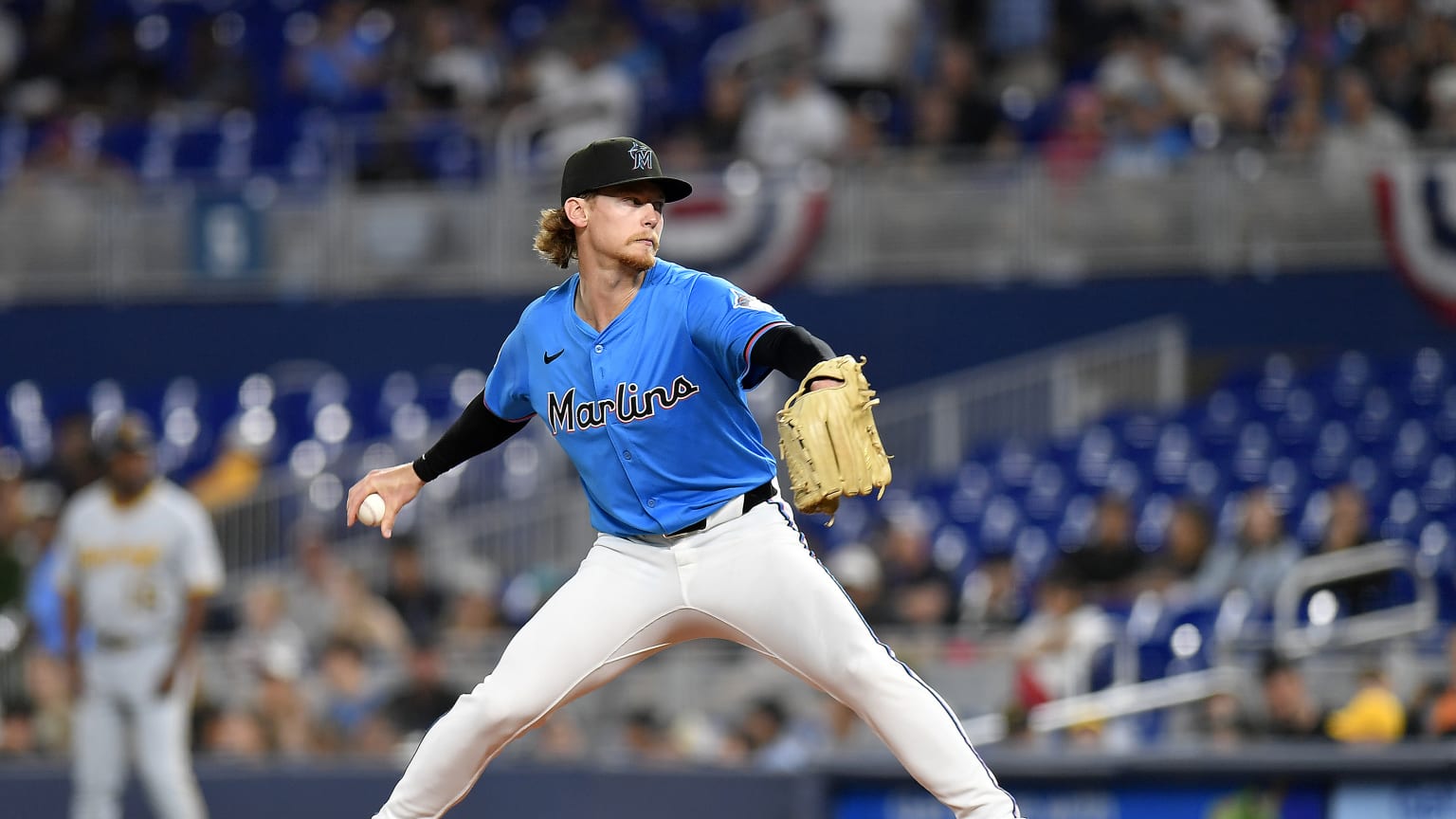 Max Meyer K's Bryan Reynolds | 03/30/2025 | Miami Marlins