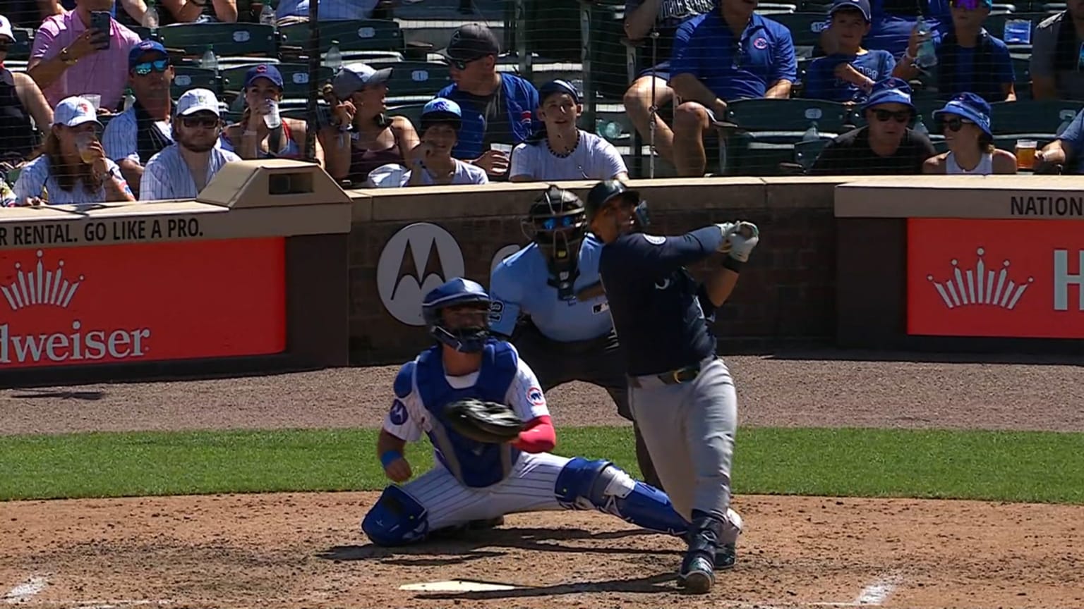 Donovan Solano's second home run of the game (3) | 06/22/2025 | Seattle Mariners