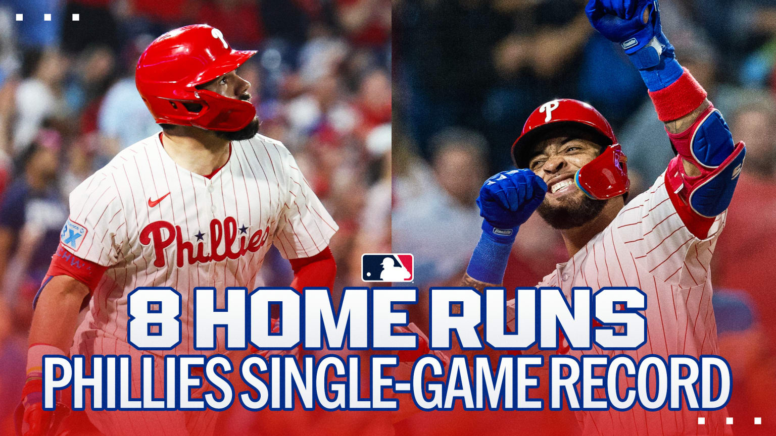 Phillies hit a franchise record eight home runs | 09/24/2025 | MLB.com