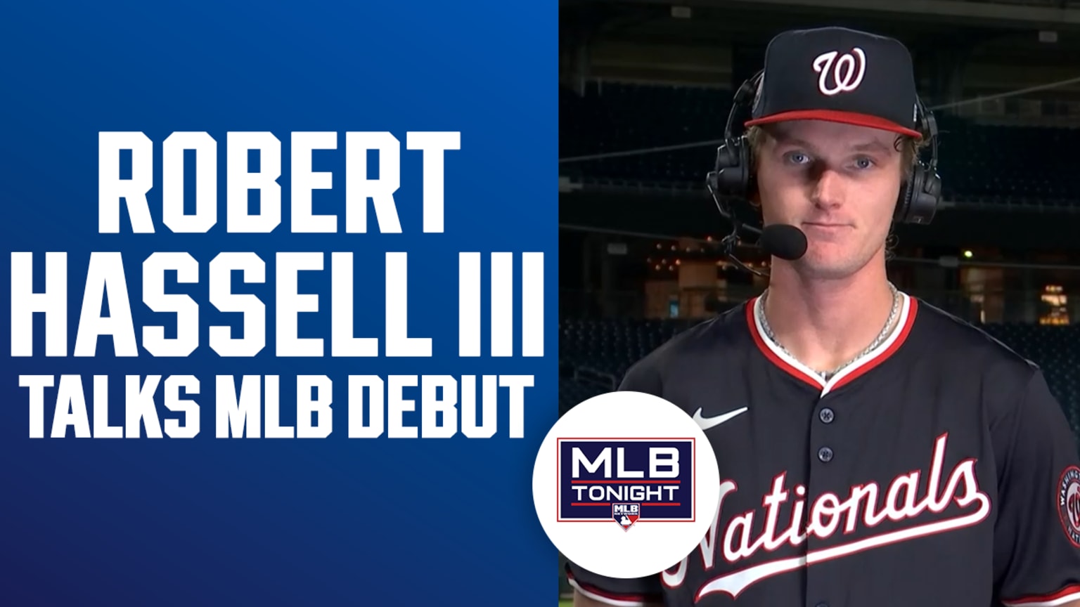 Robert Hassell III talks about his MLB debut | 05/23/2025 | Washington ...