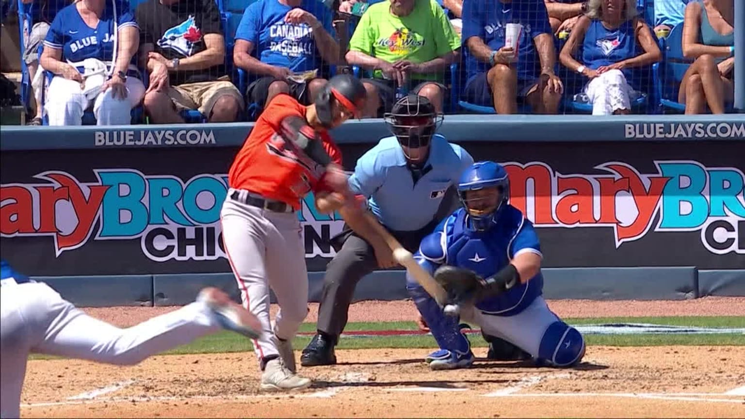 Terrin Vavra hits a solo homer to center field | 03/22/2023 | Baltimore ...