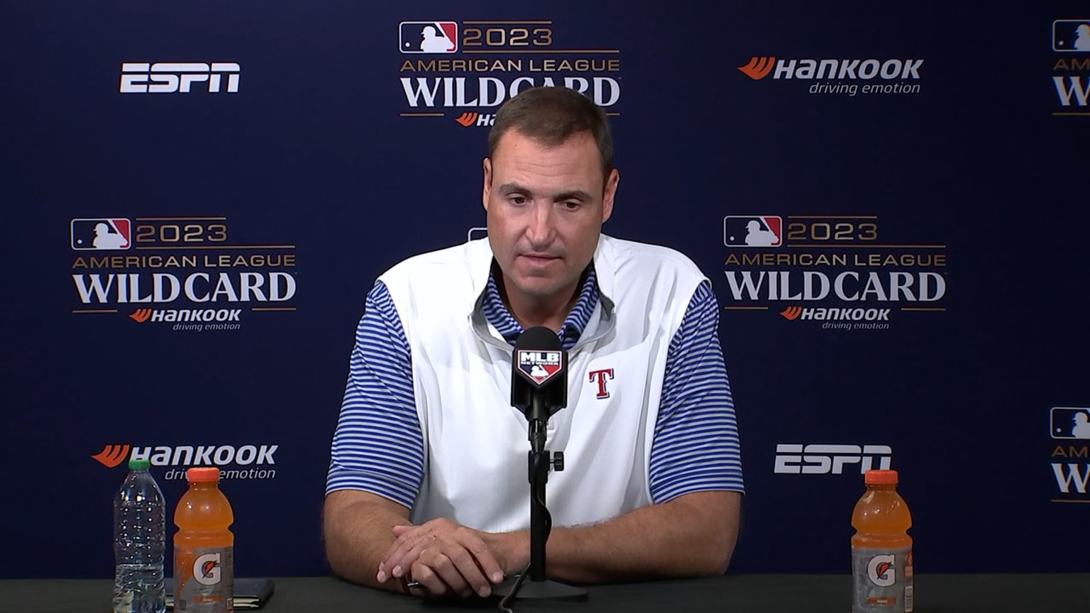 Chris Young discusses the Rangers' resilience | 10/02/2023 | Texas Rangers