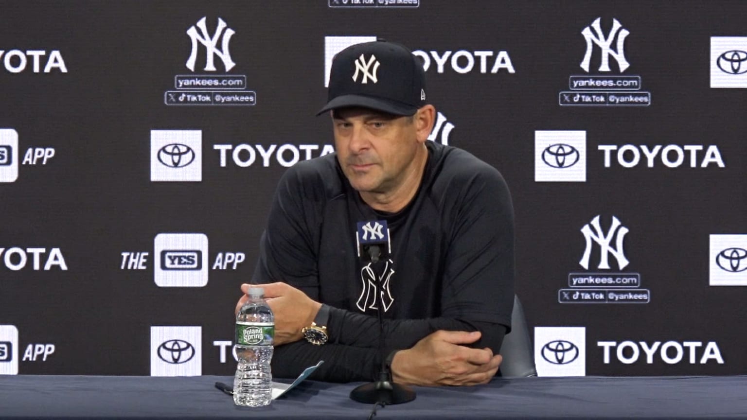 Aaron Boone on Gerrit Cole's approach to Devers | 09/14/2024 | New York ...