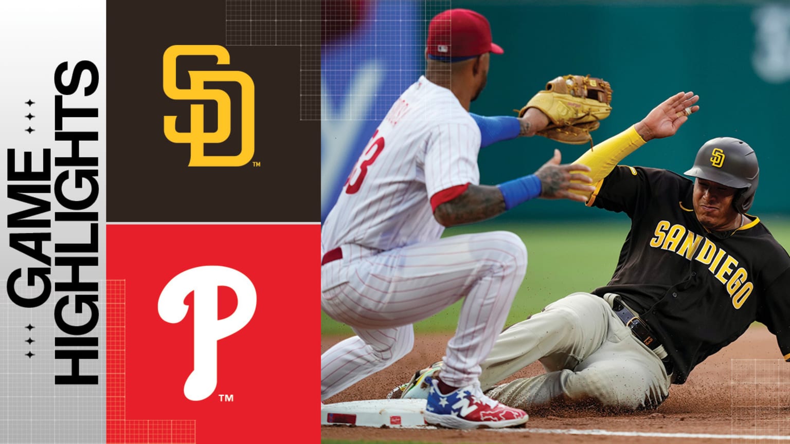 Harper, Schwarber power Phillies' 9-4 win in Game 2 | 07/15/2023 ...