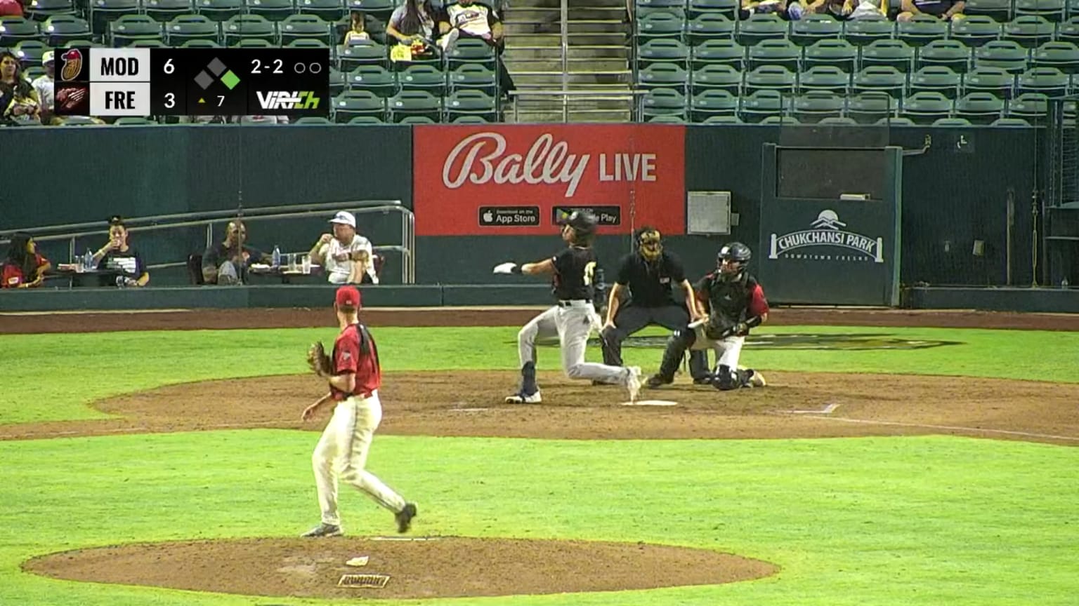 Cade Denton fans a batter with runner on first base | 09/07/2023 | MLB.com