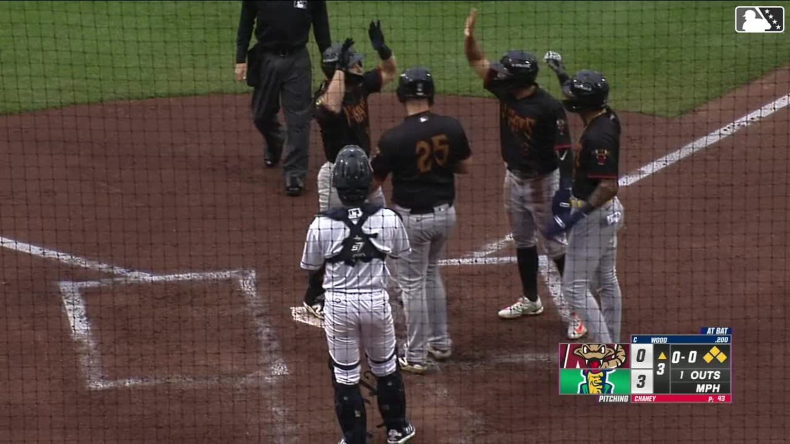 Matthew Wood's grand slam | 04/25/2025 | Milwaukee Brewers