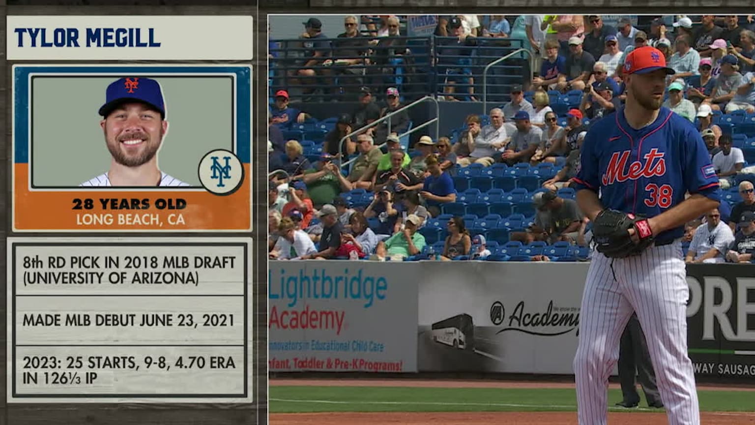 Tylor Megill strikes out six in Spring Training start | 03/05/2024 ...