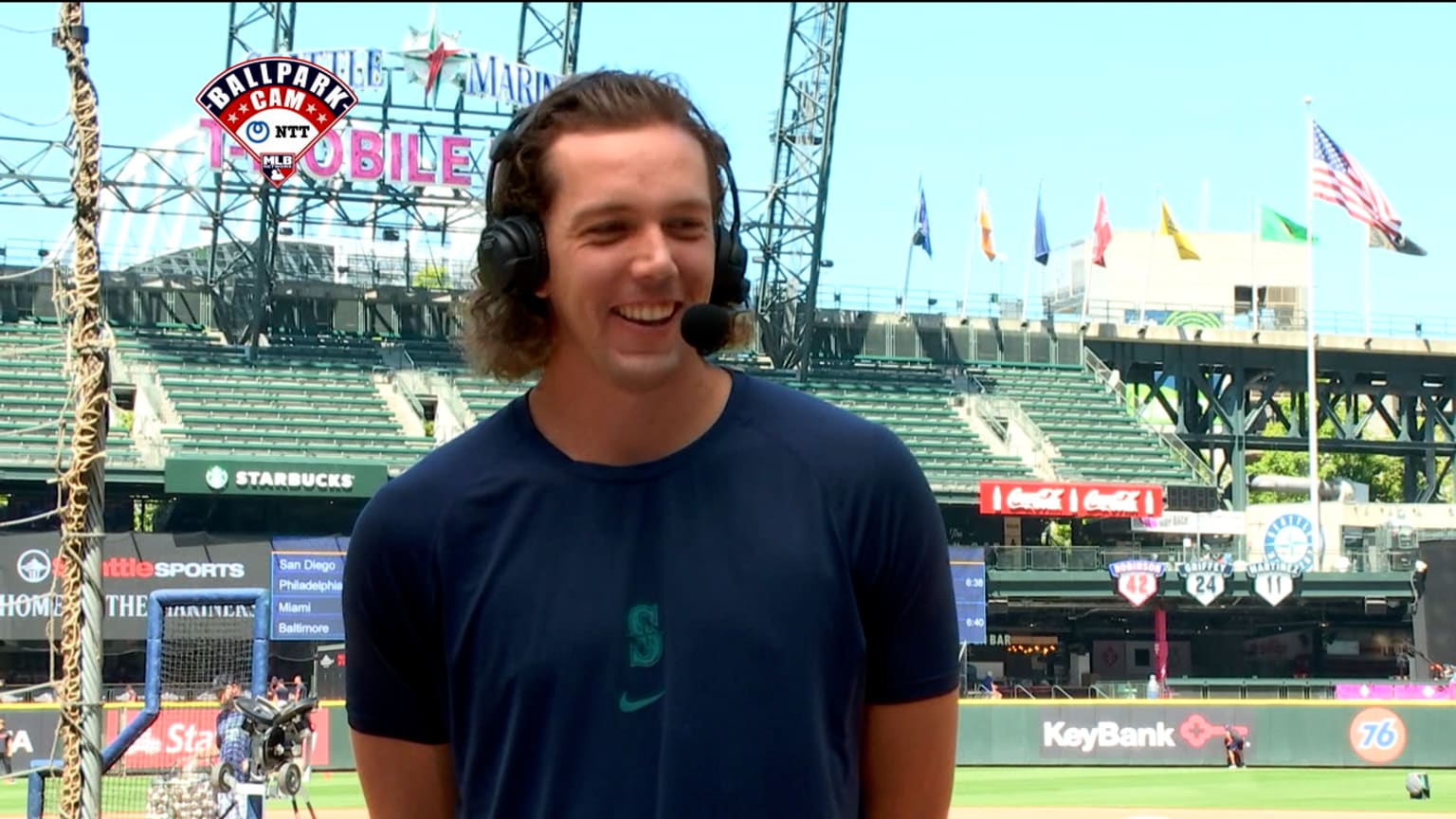 Mariners starter Logan Gilbert talks pitching, more | 07/14/2023 ...