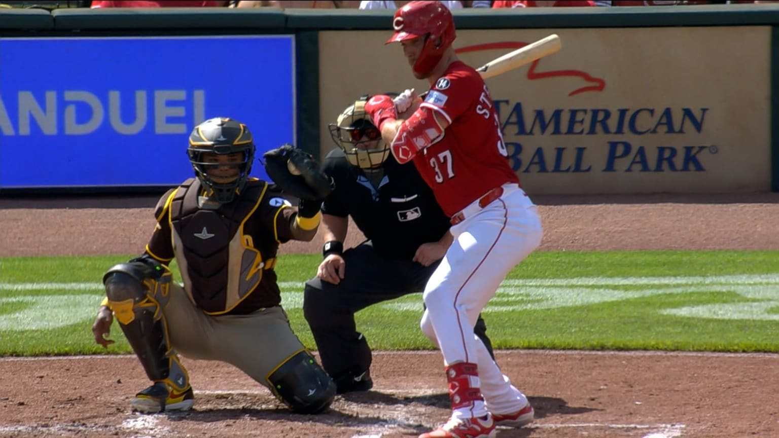 Randy Vásquez strikes out Tyler Stephenson | 06/28/2025 | San Diego Padres