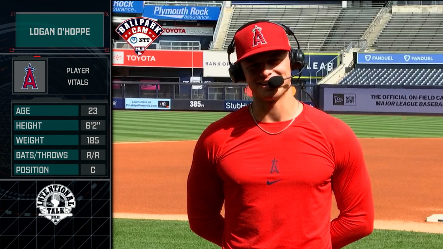 Angels rookie Logan O'Hoppe joins Intentional Talk | 04/19/2023 | Los ...