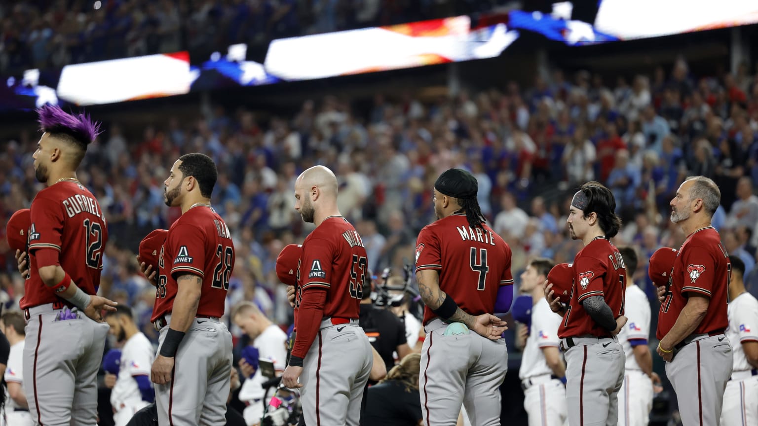 D-backs' lineup announced before the start of Game 1 | 10/27/2023 ...