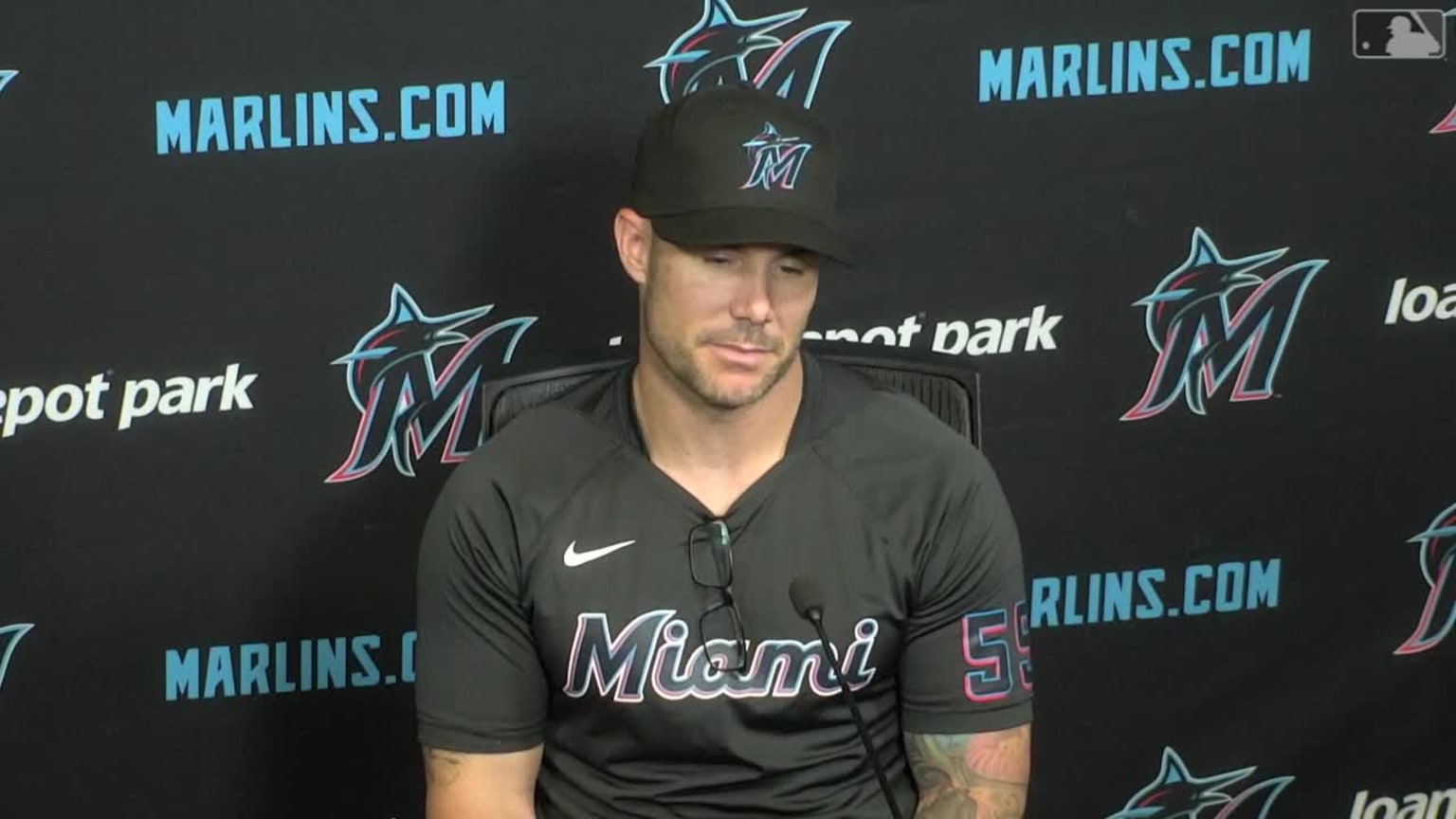 Marlins manager Skip Schumaker on 5-0 loss to D-backs | 04/16/2023 ...
