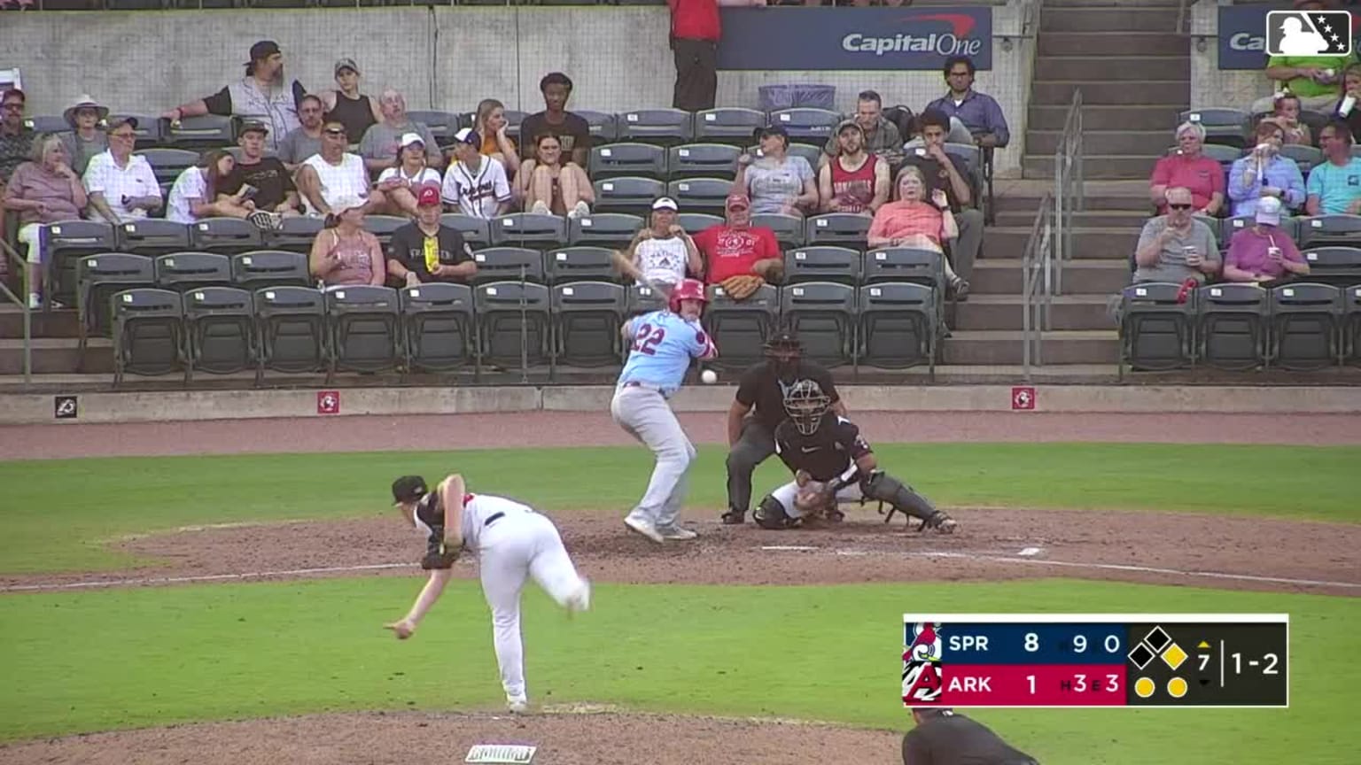 Logan Evans strikes out his second batter | 06/09/2024 | Seattle Mariners