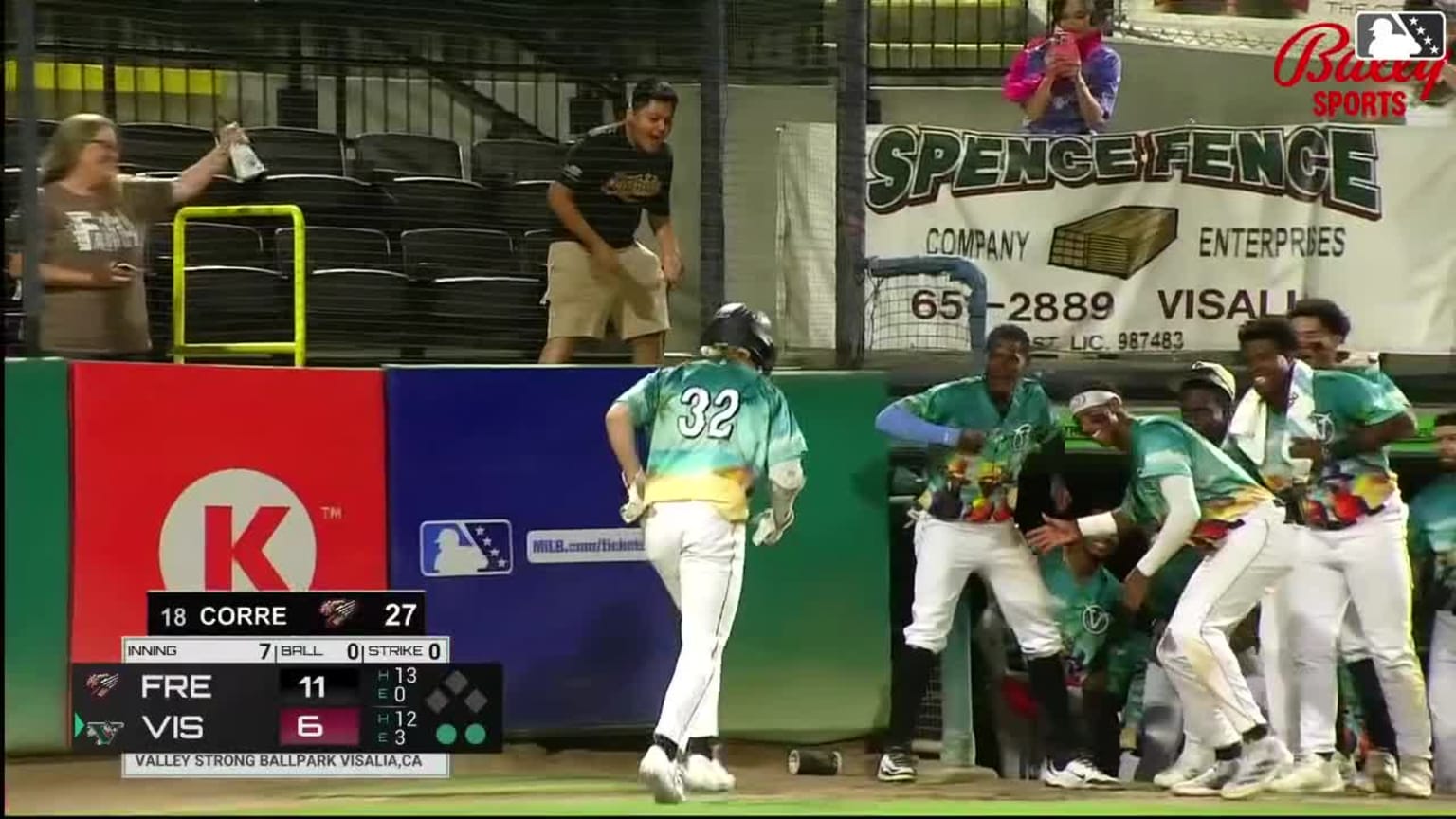 Trent Youngblood's first professional home run | 06/19/2025 | Arizona ...