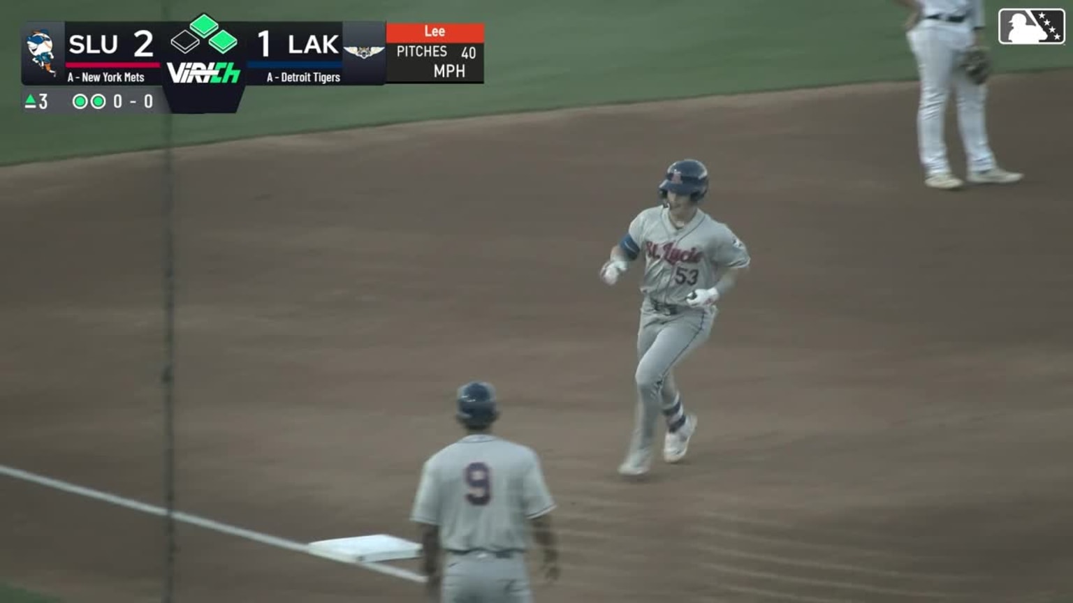 Drew Gilbert's three-run homer | 04/11/2025 | New York Mets