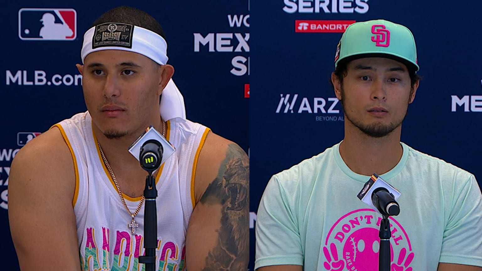 Machado, Darvish, Melvin on playing in Mexico Series | 04/29/2023 | San ...