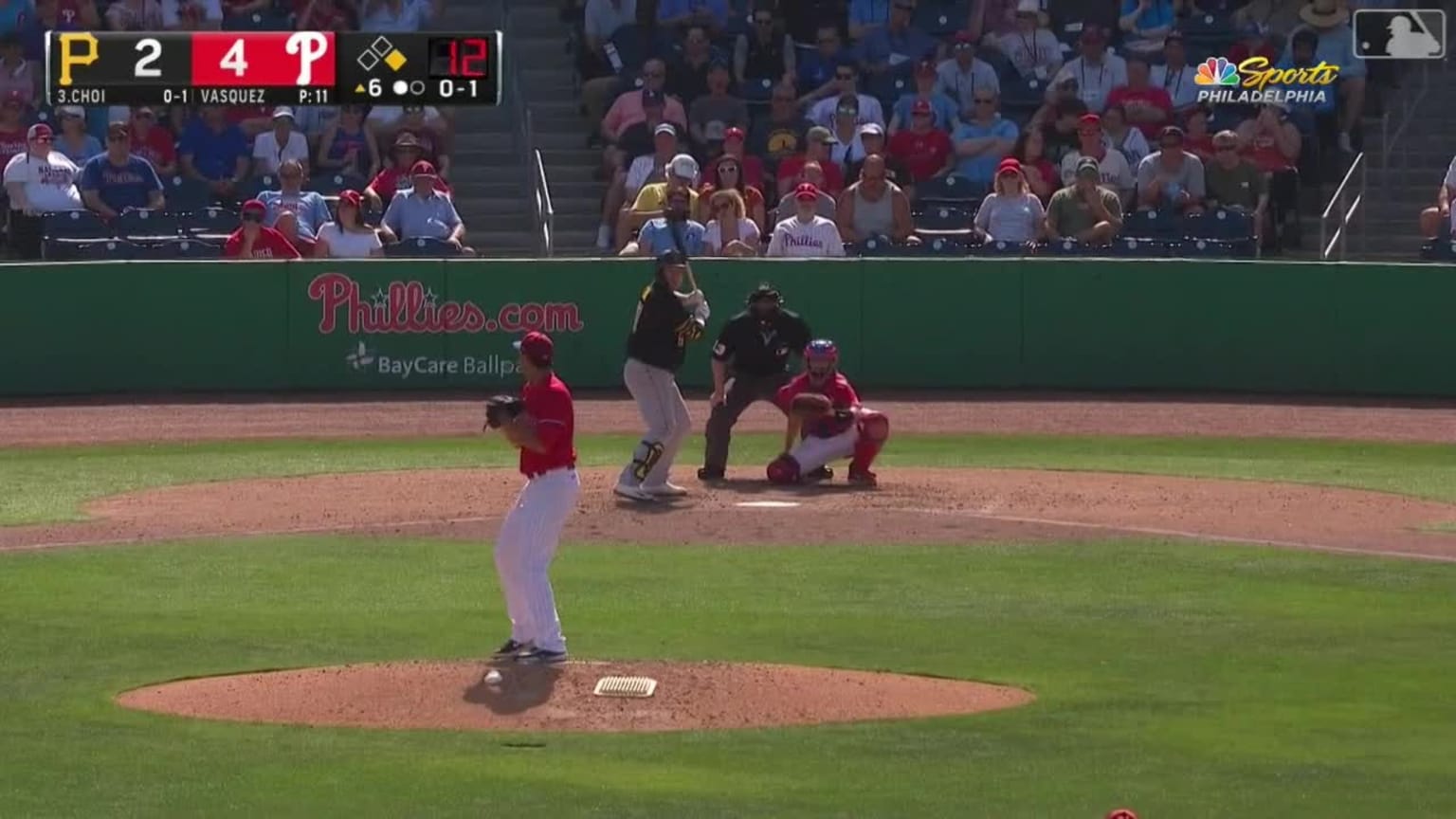 Choi hits one deep to left field for the RBI double | 03/04/2023 ...