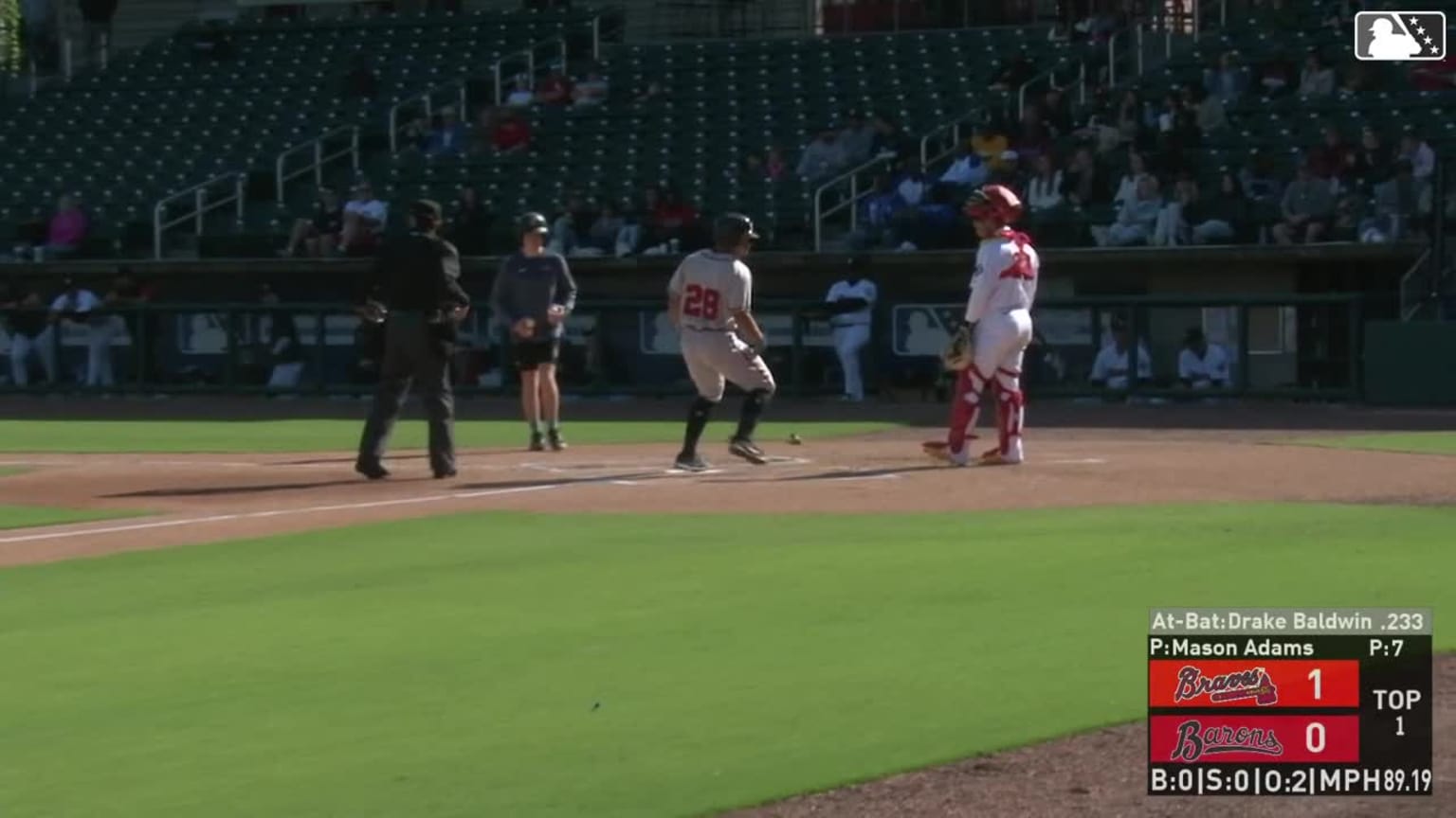 Drake Baldwin's first home run of the season | 04/21/2024 | MLB.com