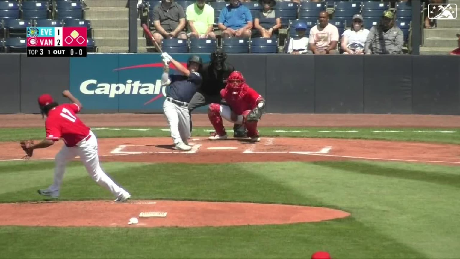 Cole Young hits an RBI double to center field | 07/28/2023 | Seattle ...