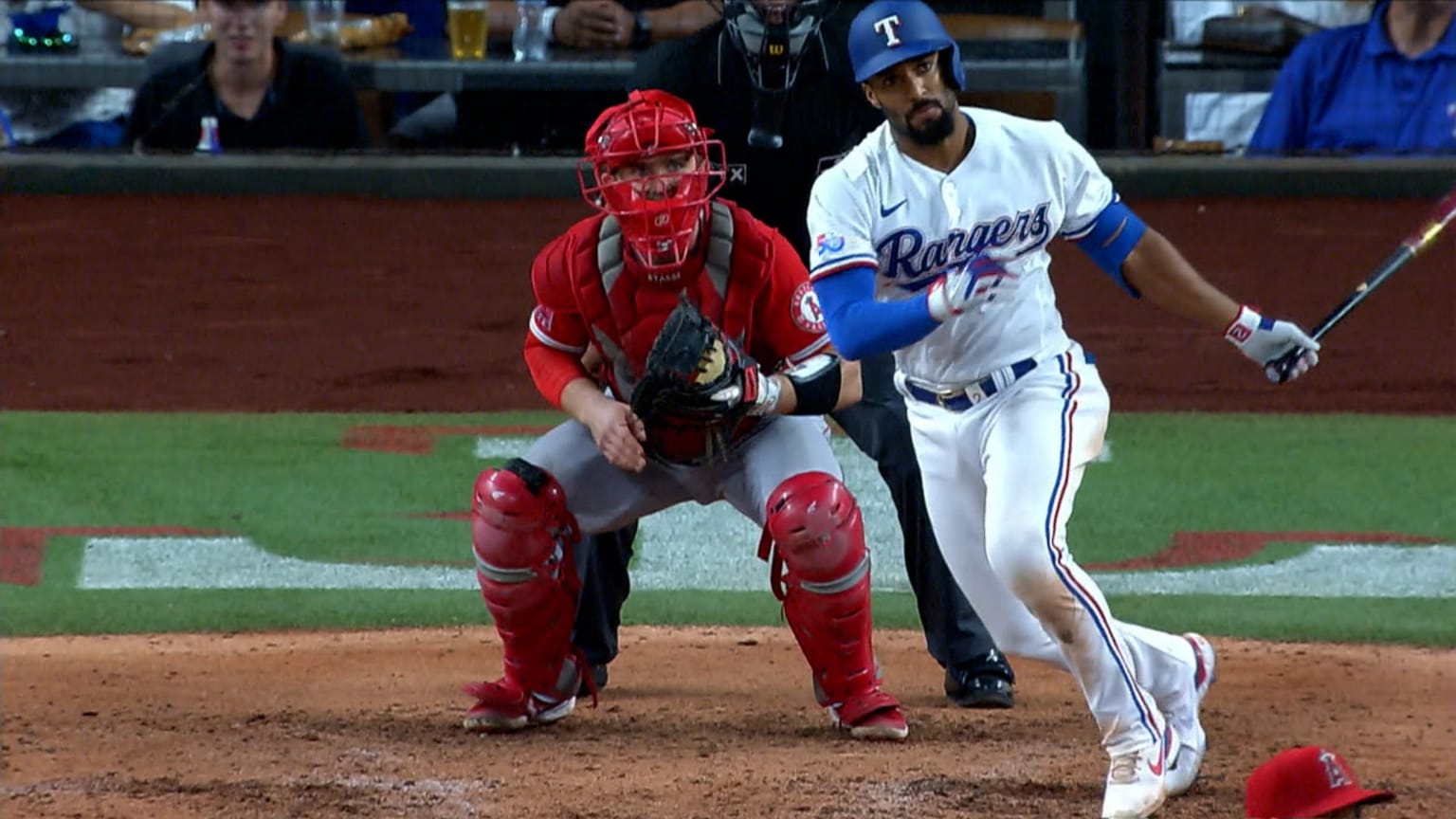 Marcus Semien drills an RBI double to center field | 09/20/2022 | Texas ...