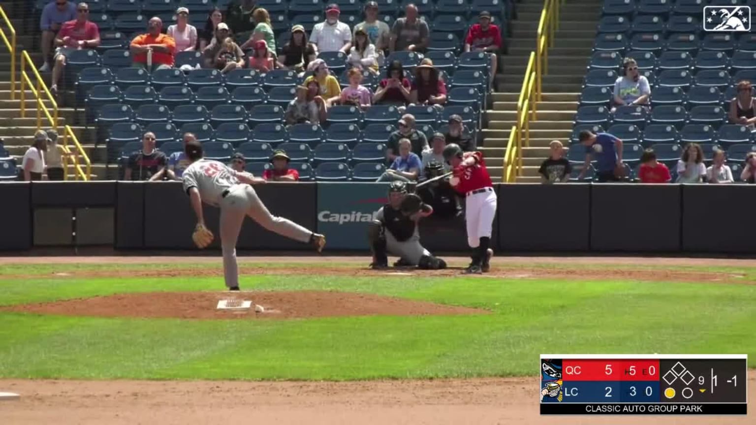Justin Boyd hits his 1st career homer for Lake County | 06/04/2023 ...