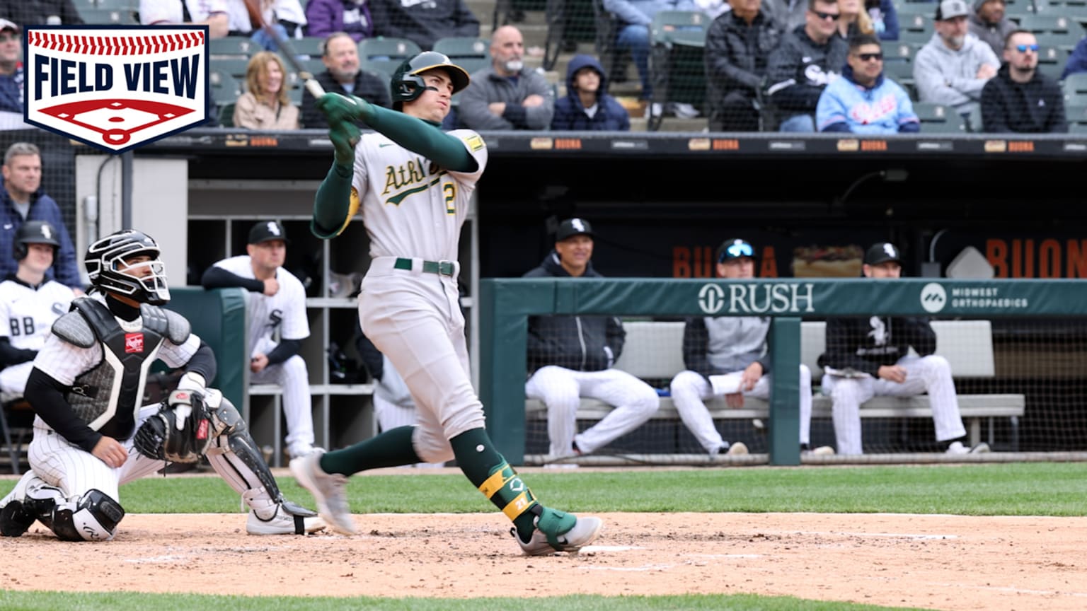 Field View: Tyler Soderstrom's solo home run | 04/17/2025 | Athletics