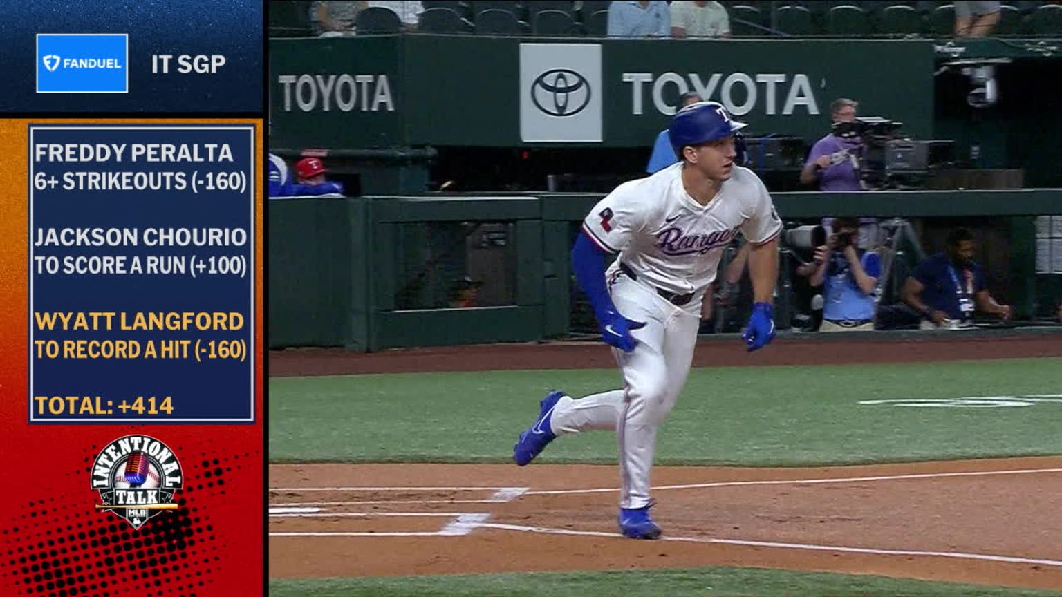 Intentional Talk picks FanDuel SGP for September 10 | 09/10/2025 ...