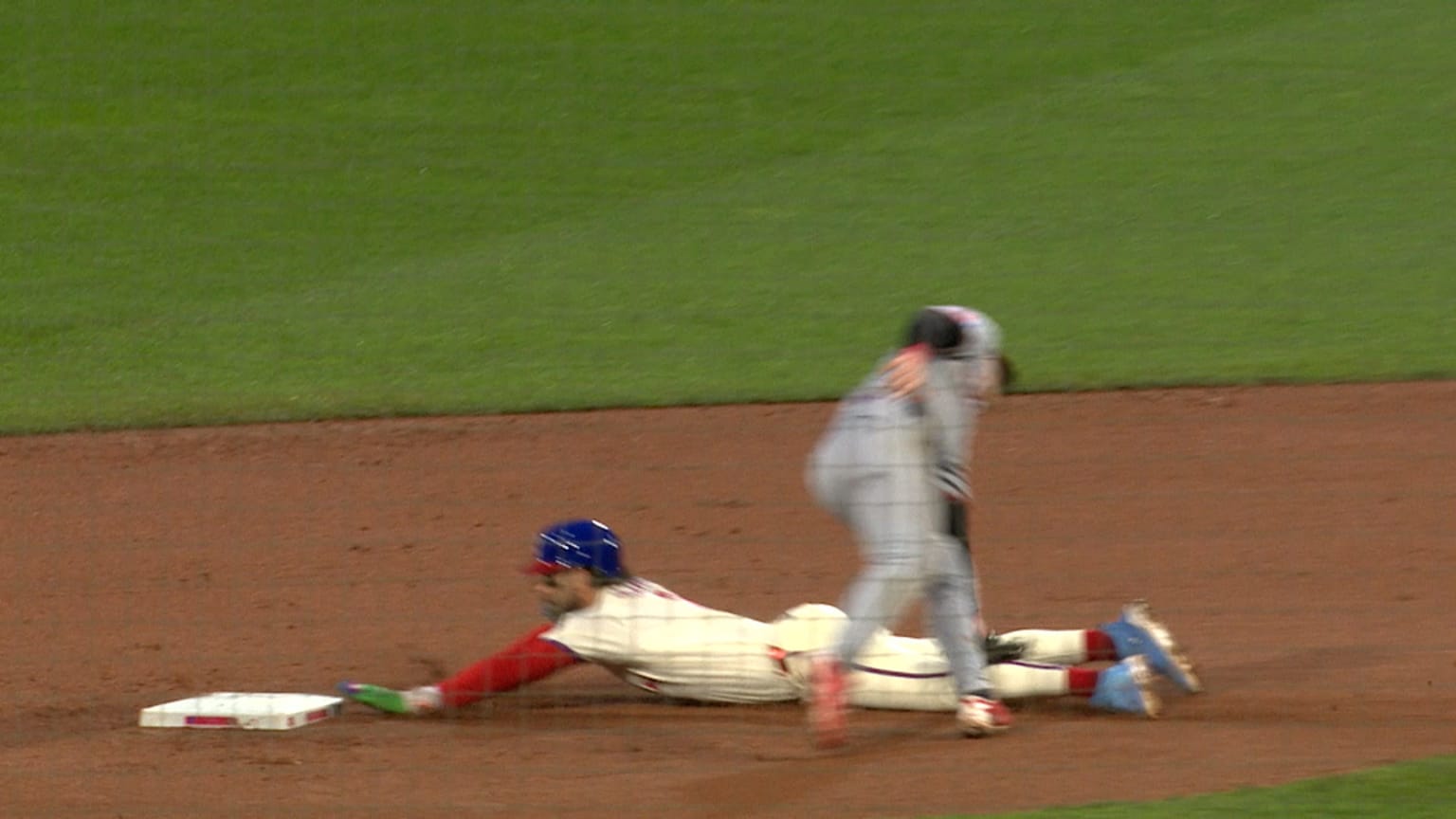 Patrick Bailey nabs Bryce Harper after review | 05/23/2026 | Tampa Bay Rays